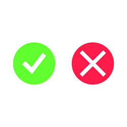 Question Red X and Green Tick Check Marks Vector Images (over 380)