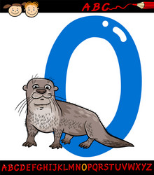 Letter O Cartoon Alphabet for Children Vector Images (over 370)