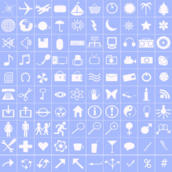 Misc icons Royalty Free Vector Image - VectorStock
