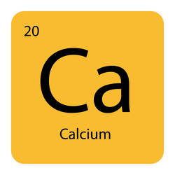Calcium icon Royalty Free Vector Image - VectorStock