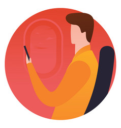 Boy Using Phone Vector Images (over 2,400)