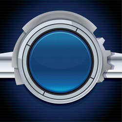 Round frame in vintage style Royalty Free Vector Image