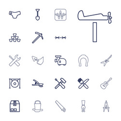 Metal icons Royalty Free Vector Image - VectorStock