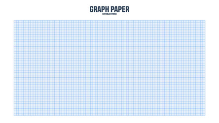 Sheet of graph paper with grid millimeter paper Vector Image