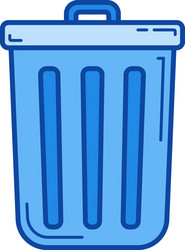 Clean bin line icon Royalty Free Vector Image - VectorStock