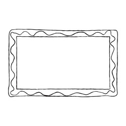 Decorative linear frame Royalty Free Vector Image