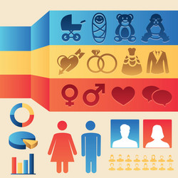 Woman Man Infographics Vector Images (over 14,000)