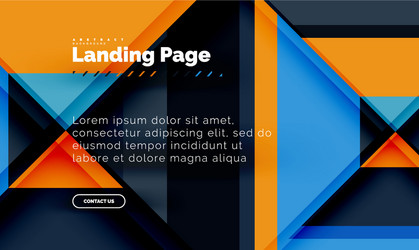 Square shape geometric abstract background Vector Image