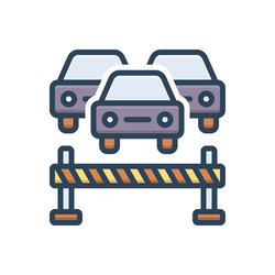 Blocking Royalty Free Vector Image - VectorStock