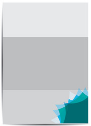 Branding paper design Royalty Free Vector Image