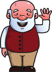 Old Man Laughing Vector Images (over 1,200)