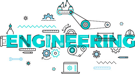 Feature engineering concept icon Royalty Free Vector Image