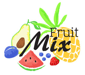 Mix Fruit Logo Vector Images (over 1,000)