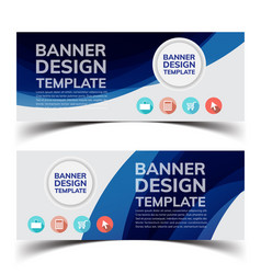 Multipurpose layout banner design2 Royalty Free Vector Image