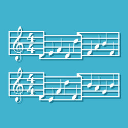 Music note sheet pattern Royalty Free Vector Image