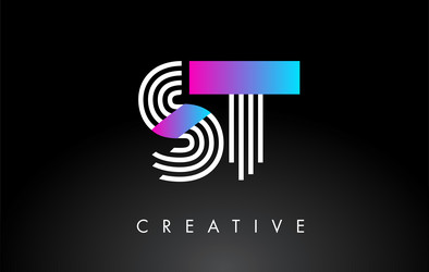 Artistic Font Letter St Vector Images (62)