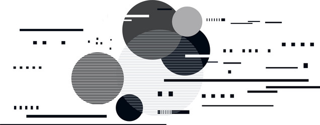 Abstract tech background with simple object Vector Image