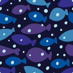 Cute colorful fish kids background Royalty Free Vector Image