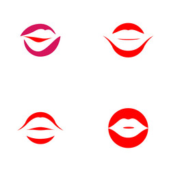 Lip logo design Royalty Free Vector Image - VectorStock