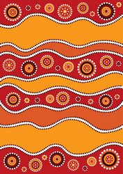 Australian pattern Royalty Free Vector Image - VectorStock