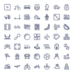 Toy icons Royalty Free Vector Image - VectorStock