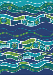 Australian pattern Royalty Free Vector Image - VectorStock