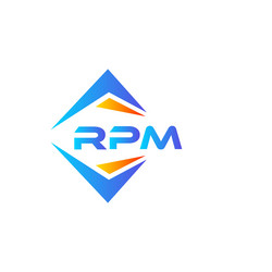 Rpm abstract technology logo design on white Vector Image