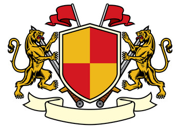Gauteng Province Coat of Arms Royalty Free Vector Image