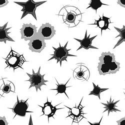 Bullet Hole Tattoo Stencil