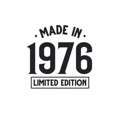 Made in 1977 vintage birthday celebration Vector Image