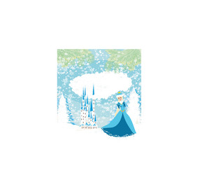 Winter princess Royalty Free Vector Image - VectorStock