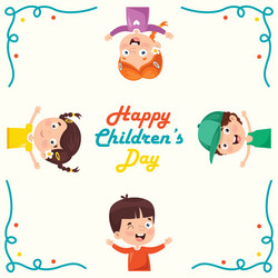 Concept design for children Royalty Free Vector Image
