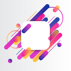 Rounded lines edge background creative lines Vector Image