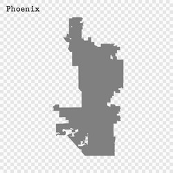 Phoenix map city map poster map Royalty Free Vector Image
