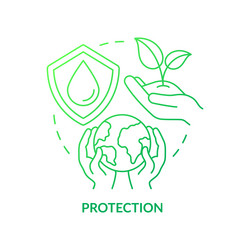 Save water loop concept icon Royalty Free Vector Image