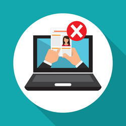 Human resource interview icon Royalty Free Vector Image