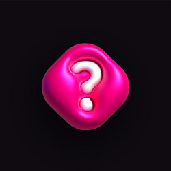 Inflatable y2k icons collection shapes and icon Vector Image