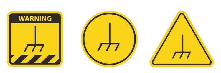 Frame chassis symbol sign isolate on white Vector Image