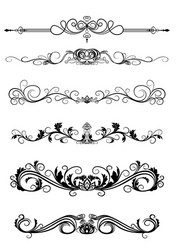 Calligraphy Curls Vector Images (over 10,000)