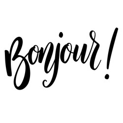 Oh la phrase modern calligraphy Royalty Free Vector Image