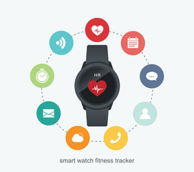 Fitness tracker Royalty Free Vector Image - VectorStock