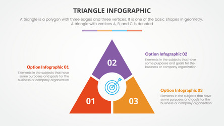 Organization structure slide template Royalty Free Vector