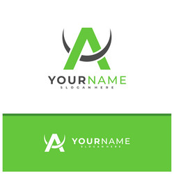 Letter a c logo design creative a c logo Vector Image