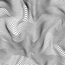 Abstract black and white stripes background Vector Image