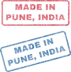 Pune rubber stamp Royalty Free Vector Image - VectorStock