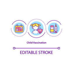 Child Vaccination Vector Images (over 2,300)