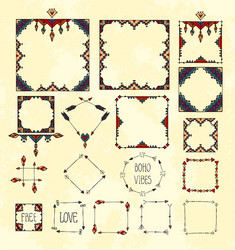 Aztec Tribal Frames Vector Images (over 8,800)