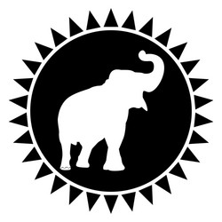 Elephant Circle Vector Images (over 1,300)