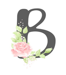 Alphabet B Letter Pink Vector Images (over 1,600)