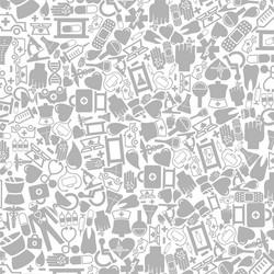 Medical background in grey Royalty Free Vector Image